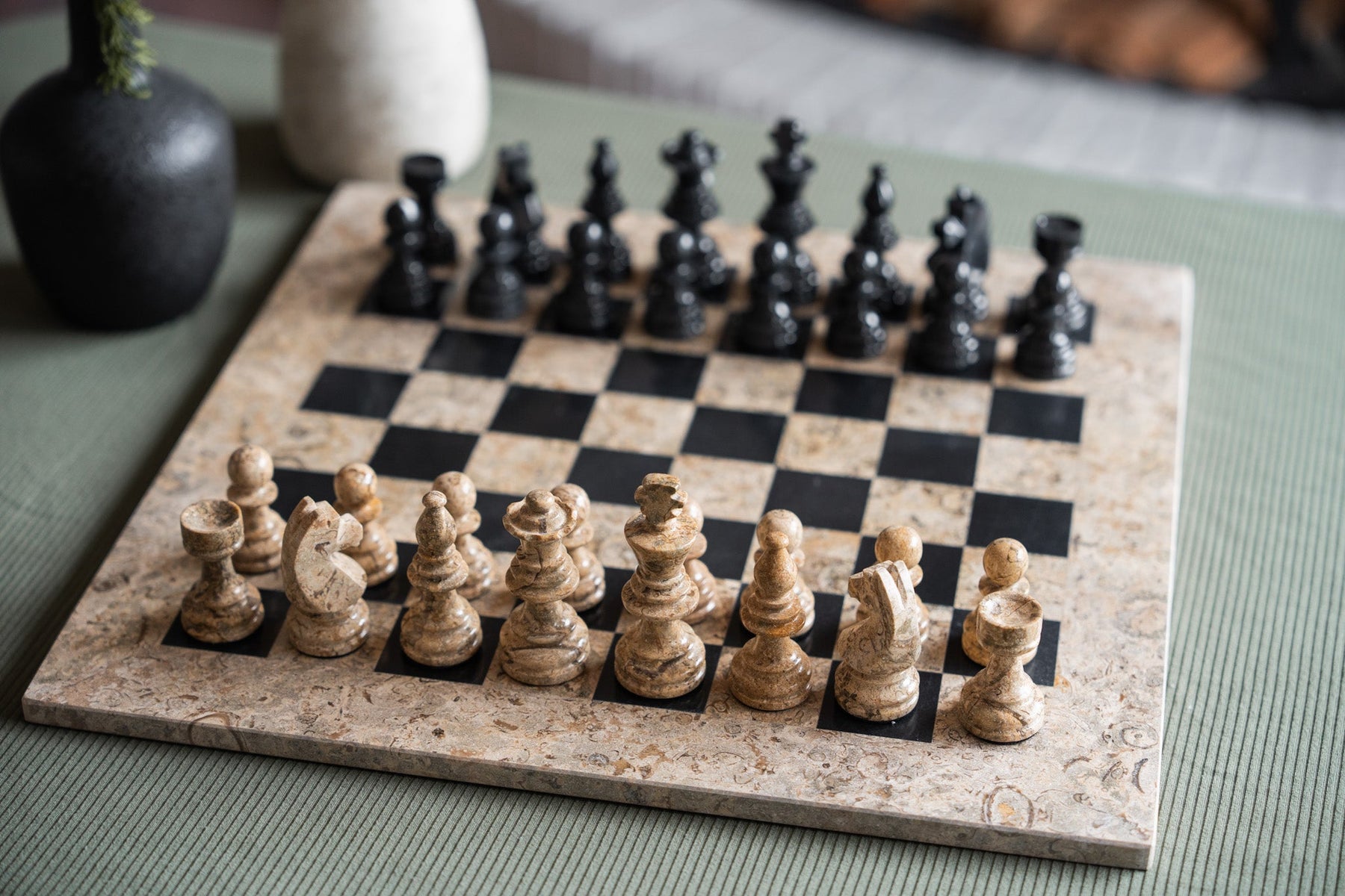 Stone Chess Set | Marble, Alabaster & More