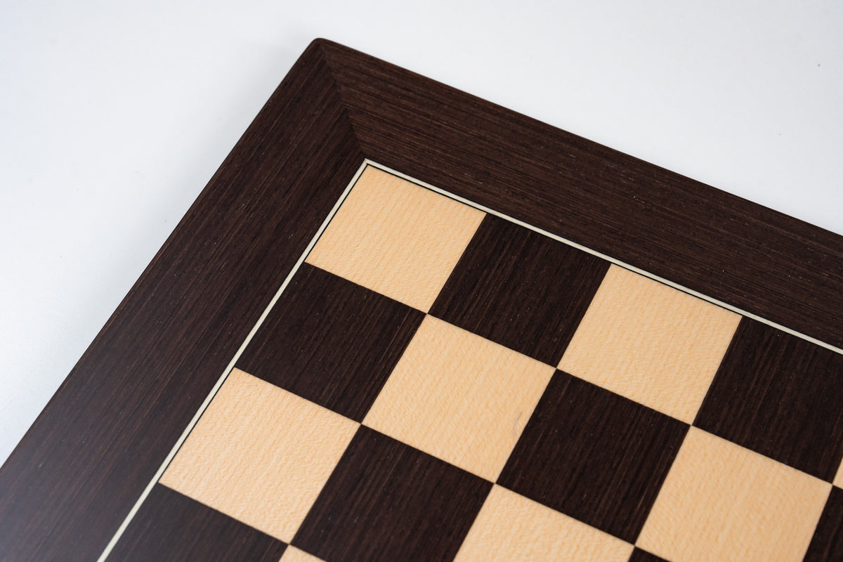 21.5" Barcelona Deluxe Chess Board in Wenge (Dark)