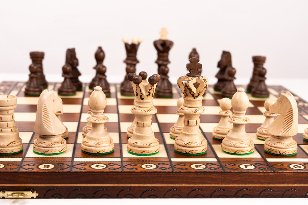 21" Ambassador Wooden Chess Set – Chess House
