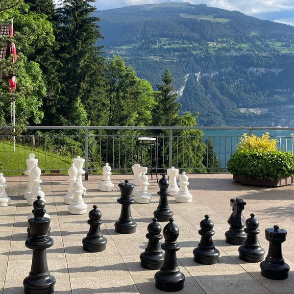 Giant Outdoor Chess Sets: Life-Size Garden Chess