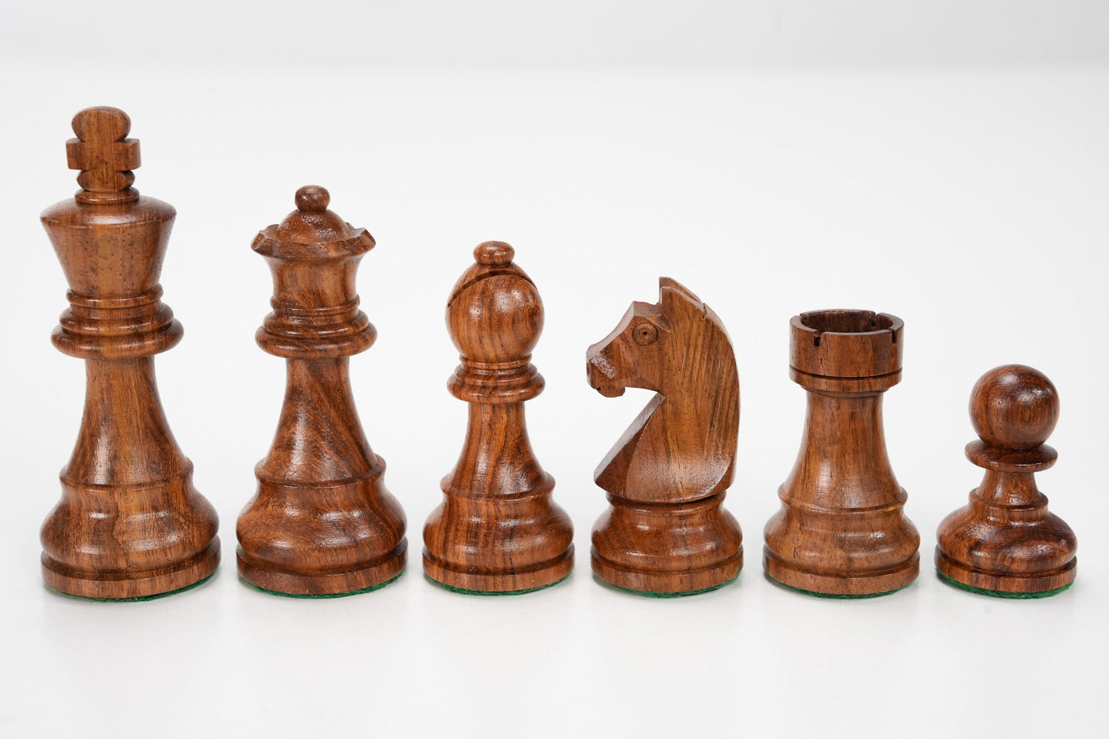 3 3/4" Timeless Chess Pieces - Sheesham & Boxwood