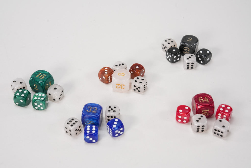 Backgammon Dice Set - Marbled – Chess House