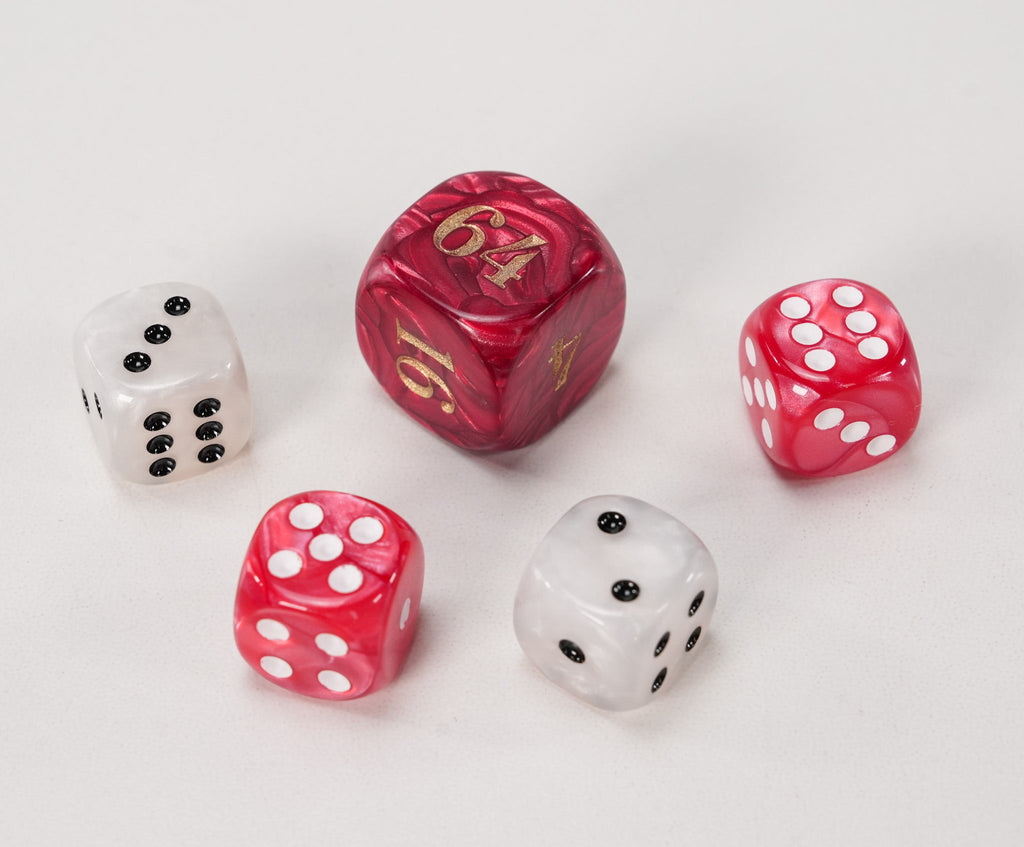 Backgammon Dice Set - Marbled – Chess House