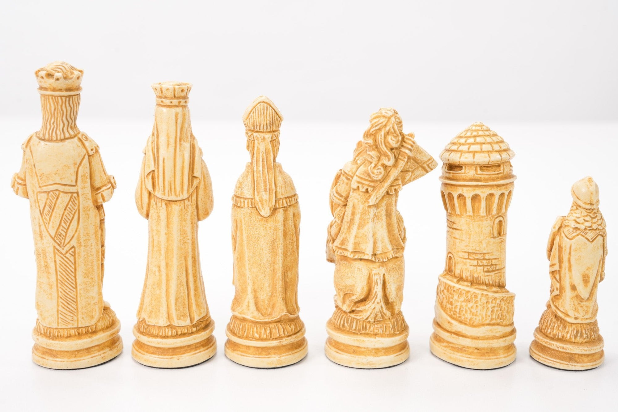 Camelot Chess Pieces by Berkeley - Russet Brown