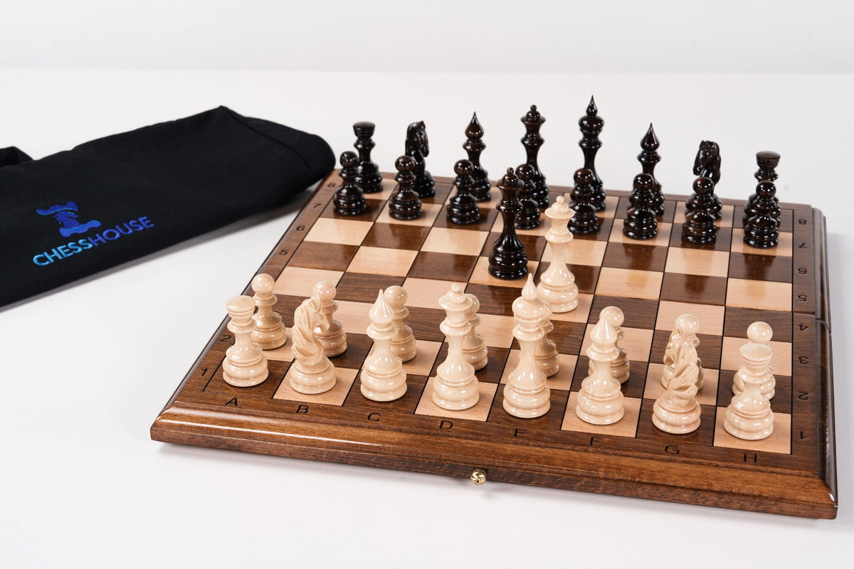 Classic Chess Set 15.6" with Backgammon by Artist Ohanyan