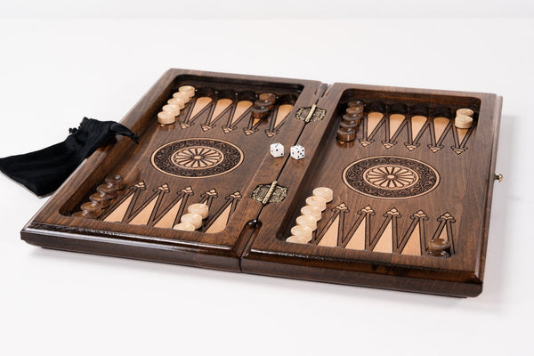 Classic Chess Set 15.6" with Backgammon by Artist Ohanyan – Chess House