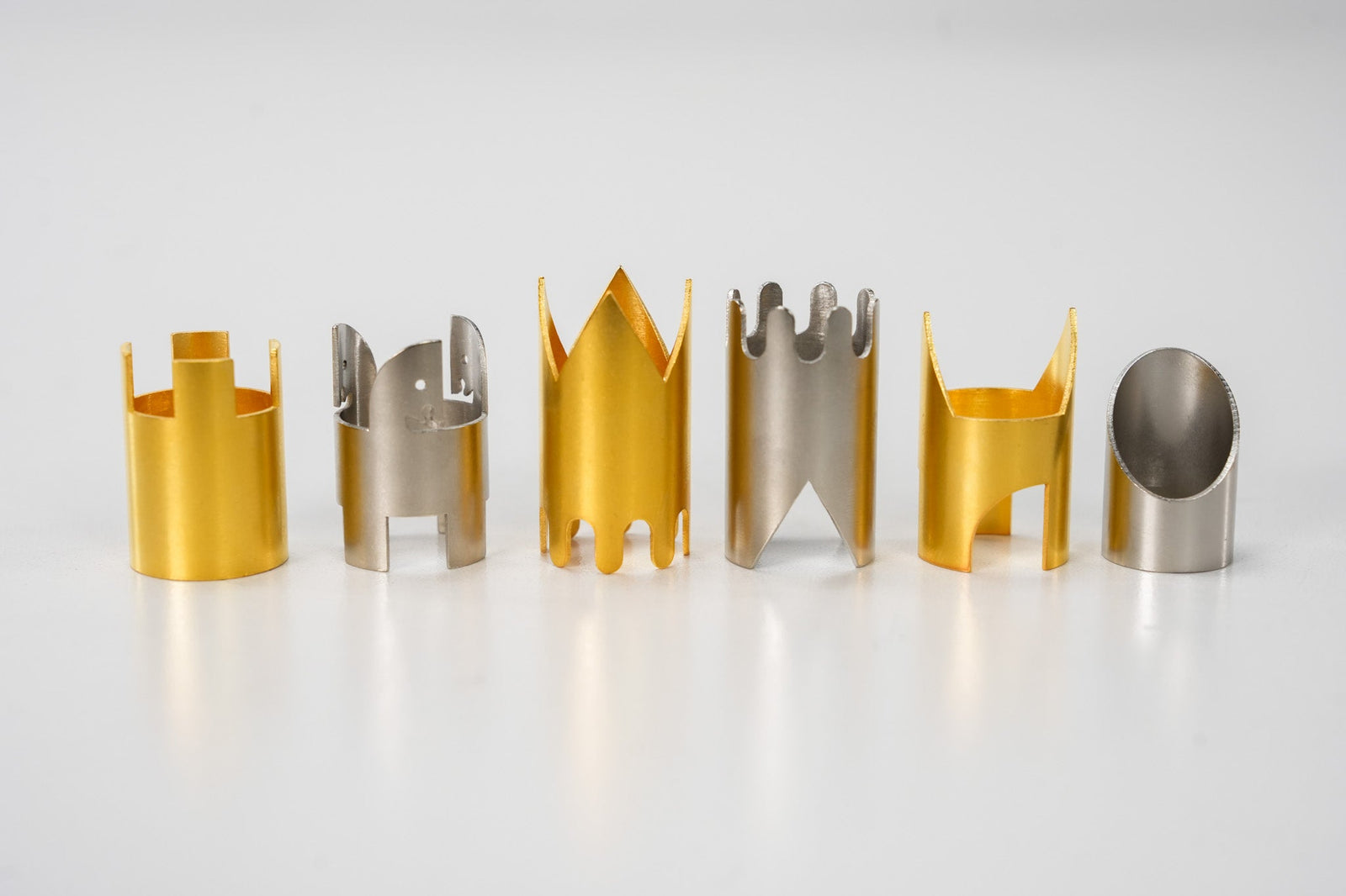 Cy Endfield 24 Karat Gold and Silver Plated Travel Chess Set