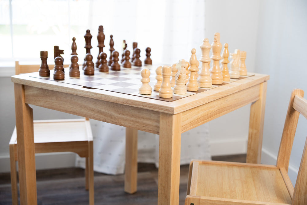 Chess Table with 2 Chairs