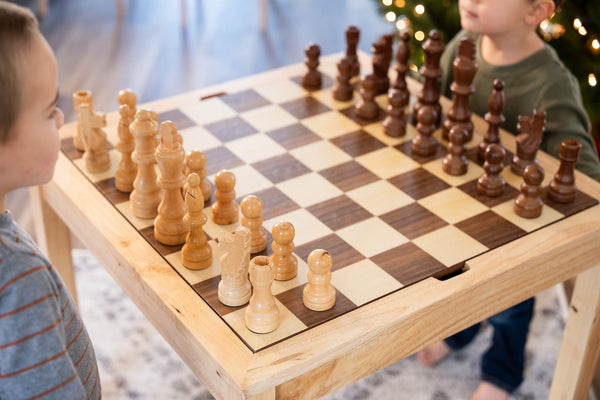 Chess Table with 2 Chairs – Chess House