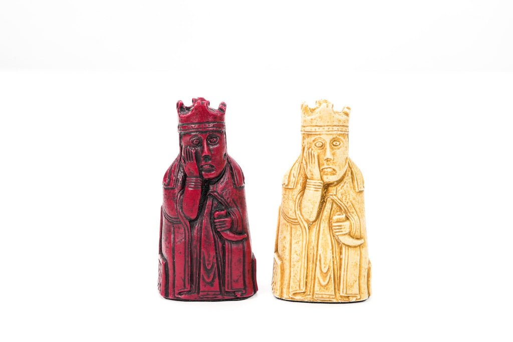 Isle of Lewis Chess Pieces by Berkeley - Cardinal Red – Chess House