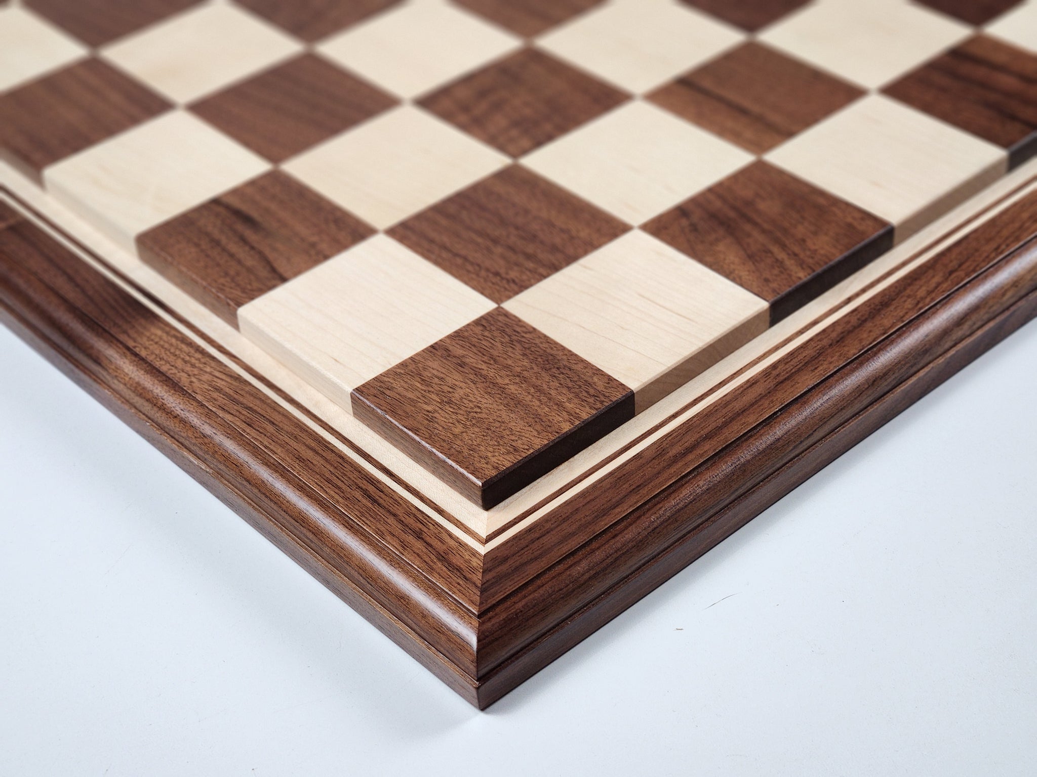 JLP Hardwood Chessboard - Raised Frame Border