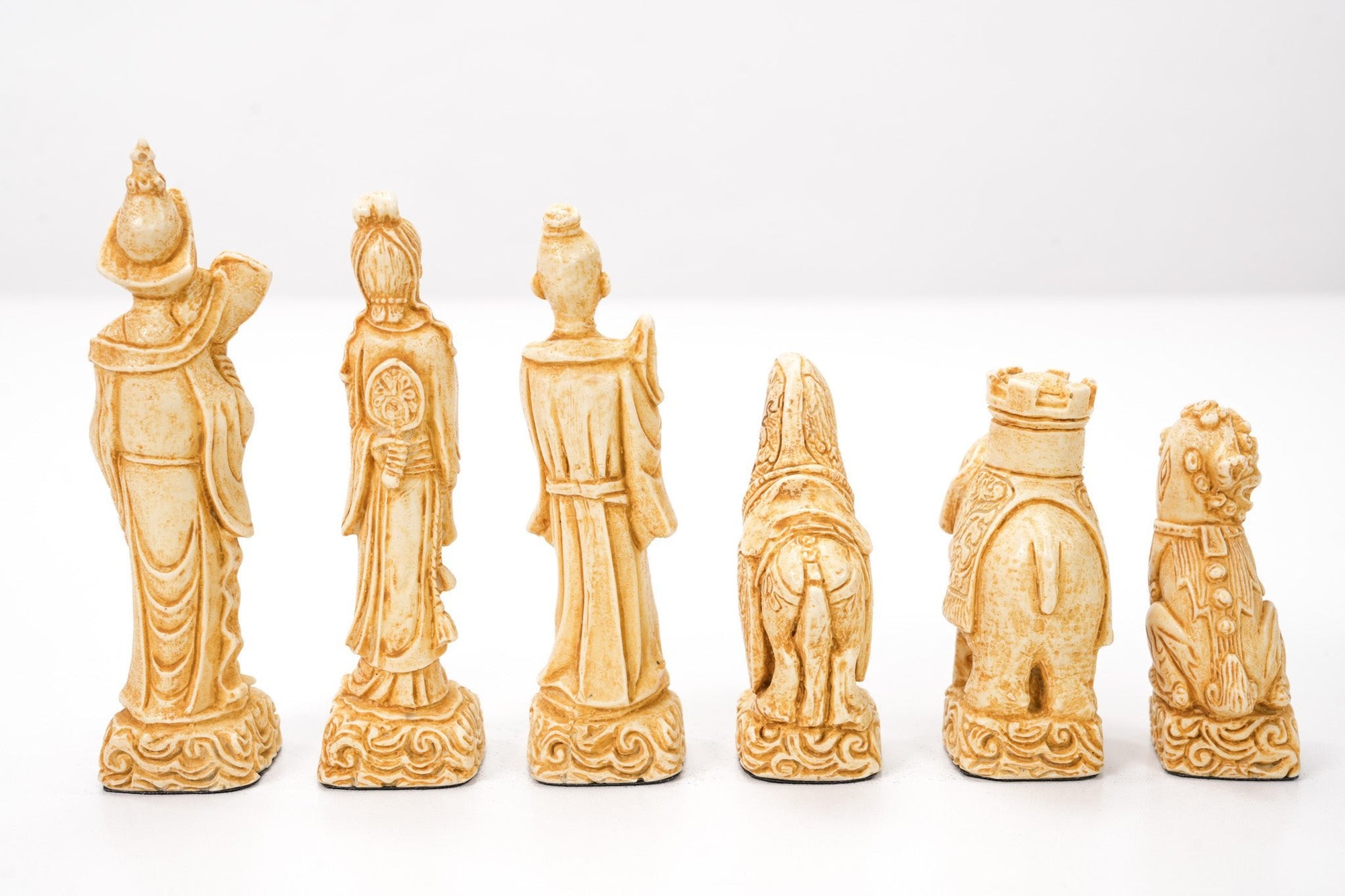 Mandarin Chess Pieces by Berkeley - Russet Brown