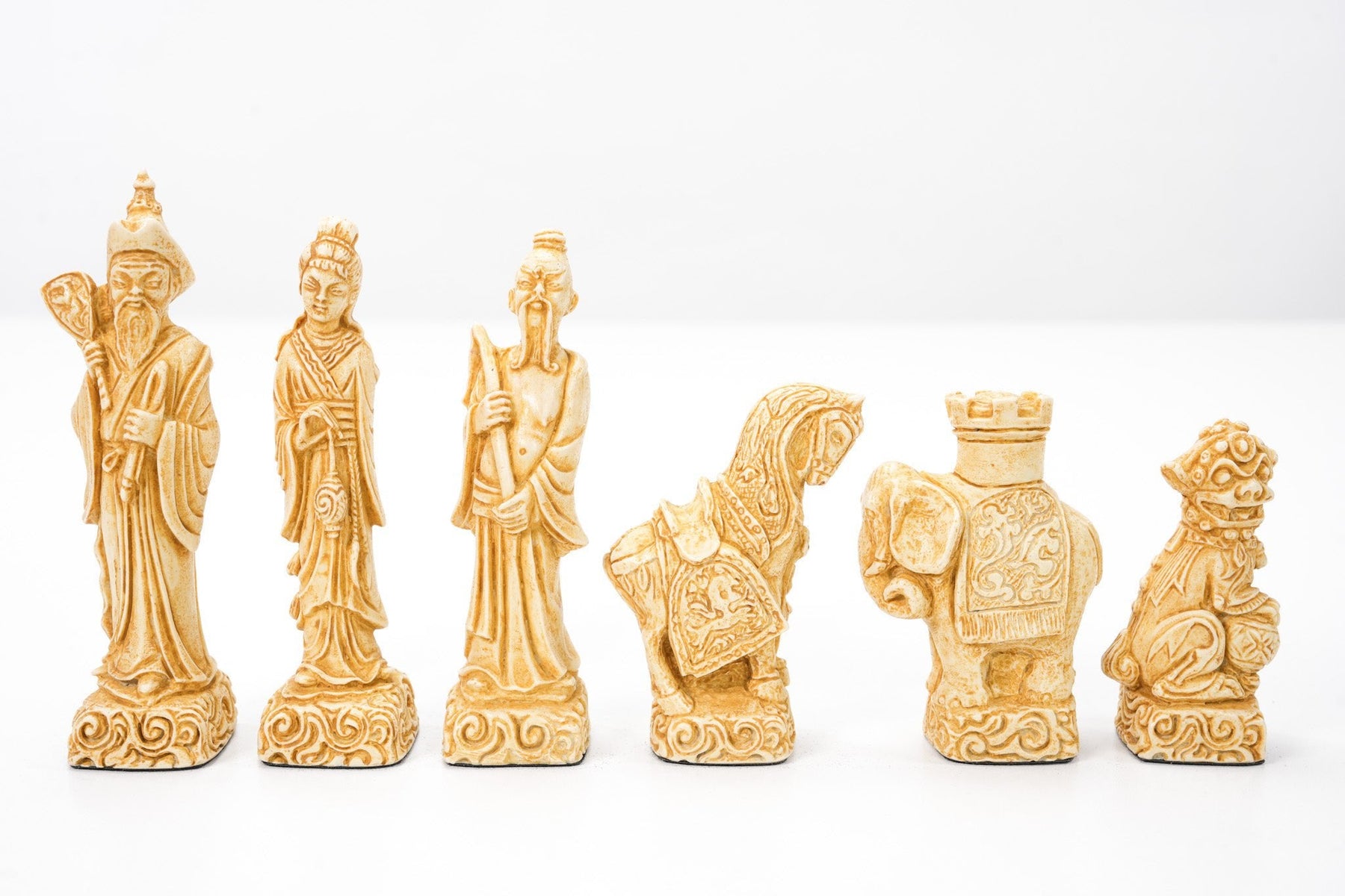 Mandarin Chess Pieces by Berkeley - Russet Brown