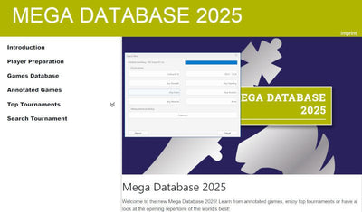 Mega Database 2025 (DIGITAL DOWNLOAD) - ChessBase