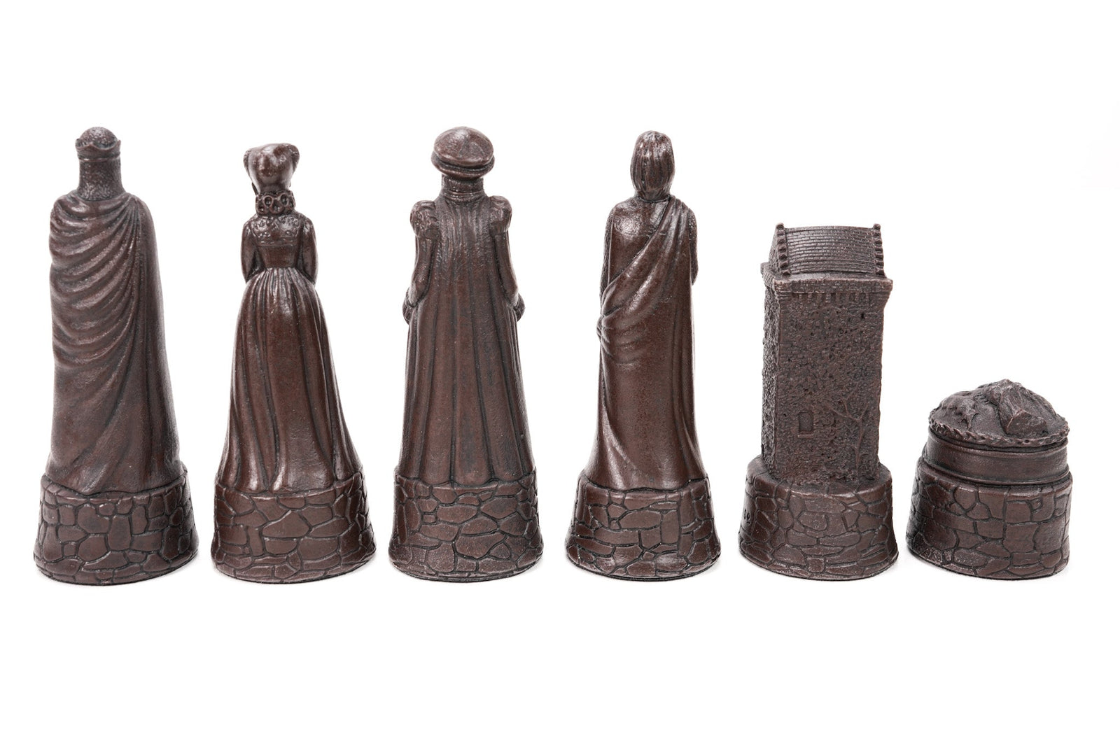 Scottish Chess Pieces by Berkeley - Russet Brown