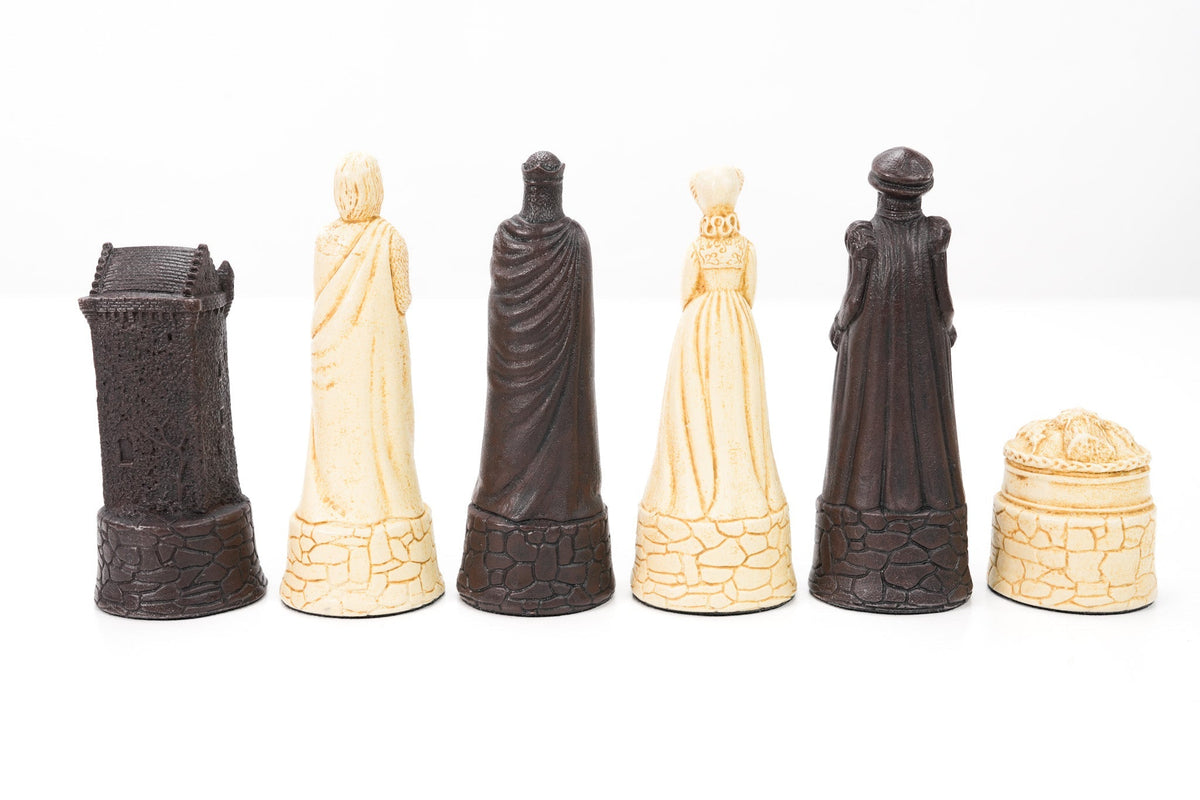 Scottish Chess Pieces by Berkeley - Russet Brown