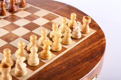 SINGLE REPLACEMENT PIECES: 7" Magnetic Wood Folding Chess Set
