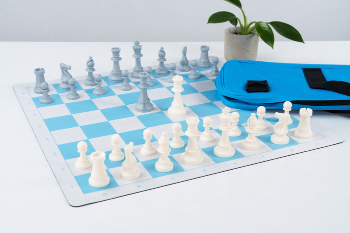 Stealth Combo - Flex Pad Silicone Chess Set with Deluxe Bag