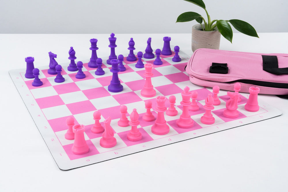 Stealth Combo - Flex Pad Silicone Chess Set with Deluxe Bag