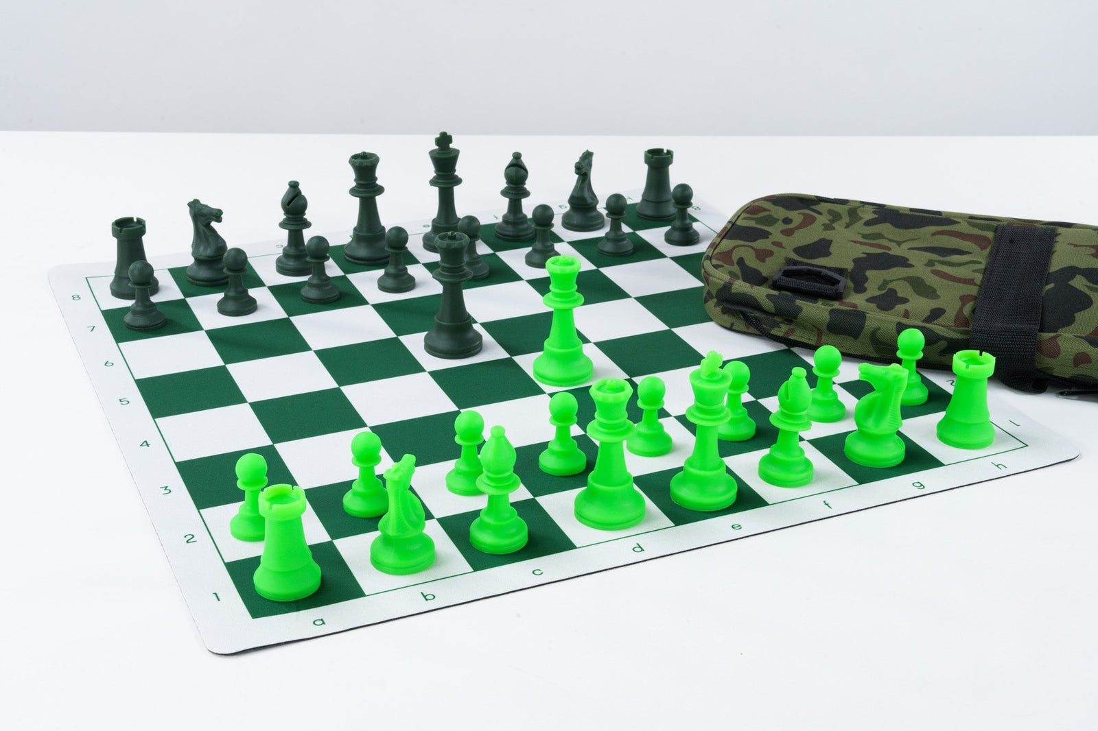 Stealth Combo - Flex Pad Silicone Chess Set with Deluxe Bag