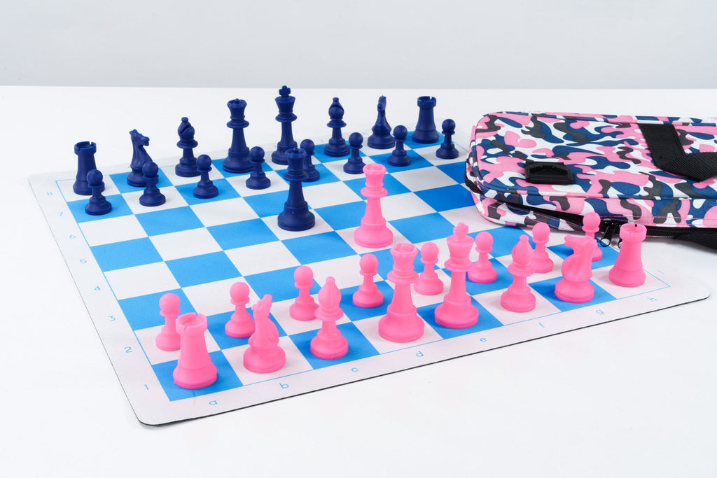 Stealth Combo - Flex Pad Silicone Chess Set with Deluxe Bag – Chess House