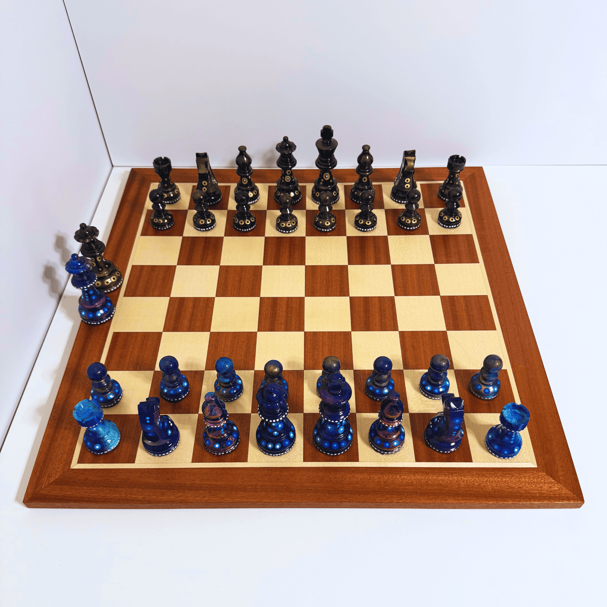 The Sharp - Sydney Gruber Painted Champions Chess Set #9