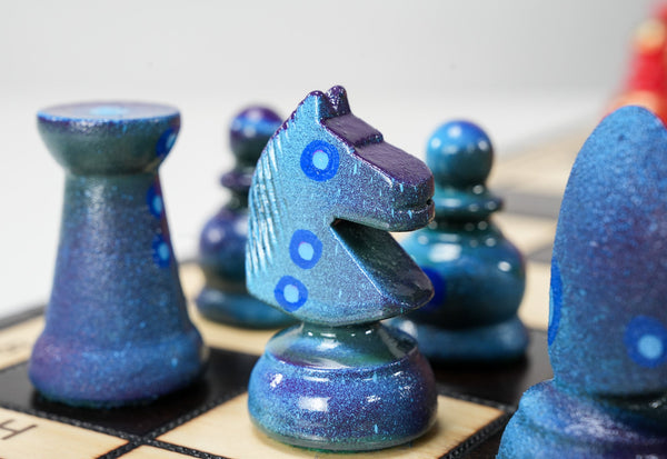The Siren's Song - Sydney Gruber Painted 17" Large Kings Chess Set #6 ...