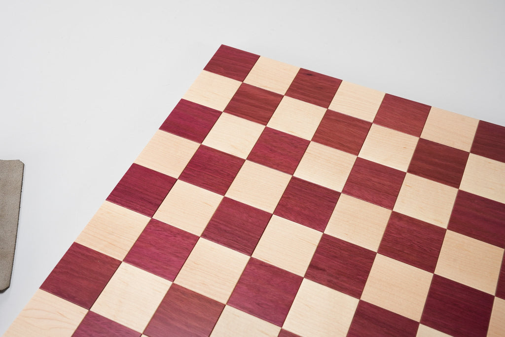 the STACK Chessboard - Tournament Edition in Purpleheart and Maple ...