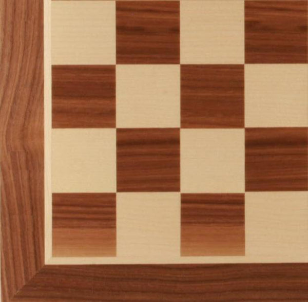 19" Wooden Chess Board - without coordinates