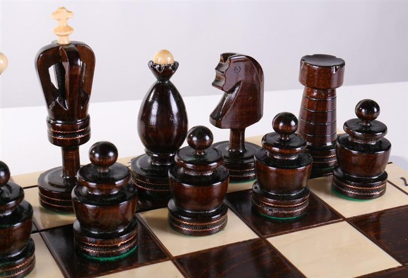 20" Large King's Inlaid Chess Set