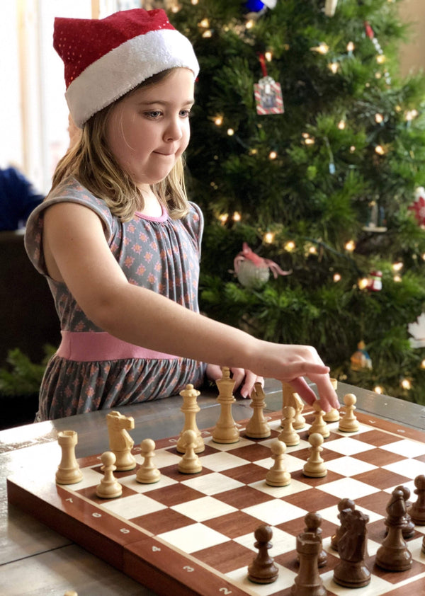 20" Tournament No 6 Chess Set with Shisham 3 3/4" pieces