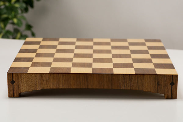 18" Hardwood Raised Decorative Chessboard JLP, USA – Chess House