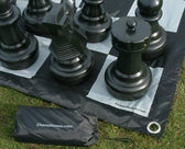 25" Giant Chess Set & Mat Combo