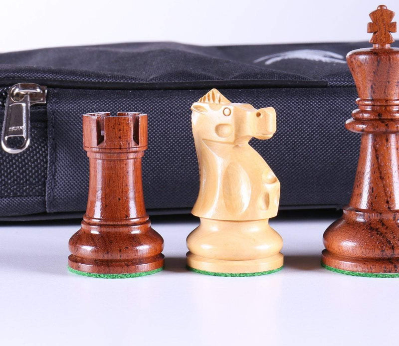 3 5/8" Ultimate Style Wooden Chess Pieces - Anjanwood