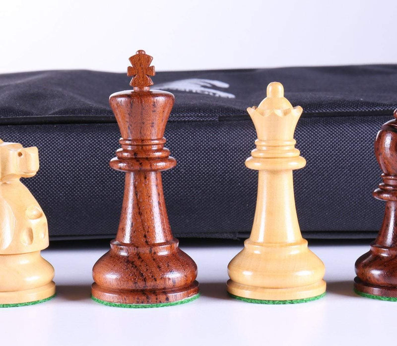 3 5/8" Ultimate Style Wooden Chess Pieces - Anjanwood
