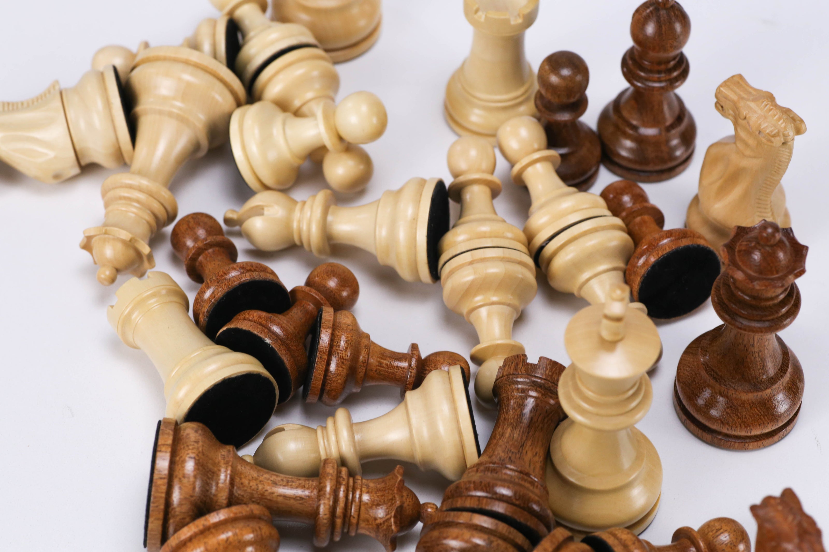 3" Wooden Magnetic Chess Pieces