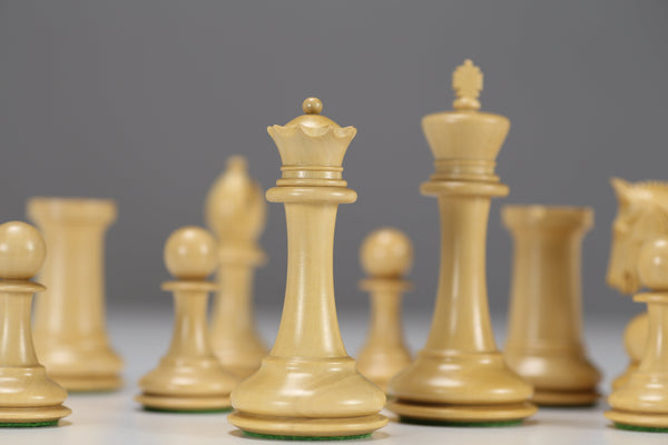 4.5" Padauk Red Rum Design Chessmen – Chess House