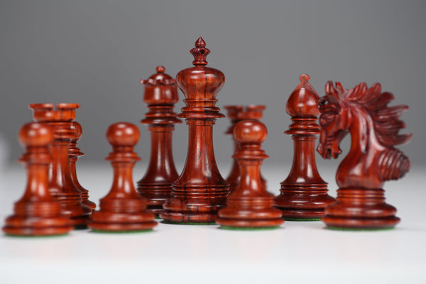 4.25" Red Padauk Arabian Chessmen – Chess House