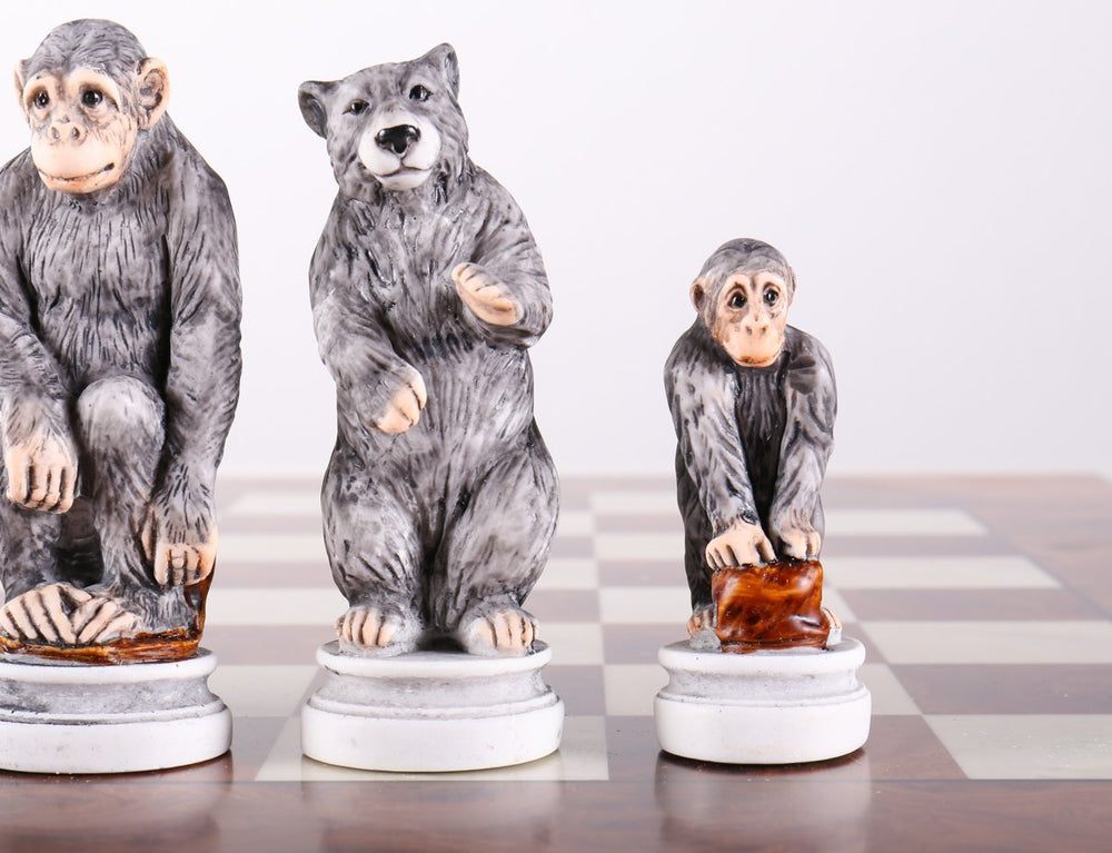 Animal Kingdom Chess Pieces from Italy