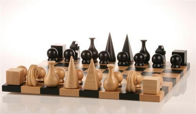 Beech Man Ray Chess Board