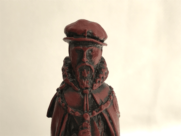 Elizabethan Chess Pieces by Berkeley - Cardinal Red – Chess House