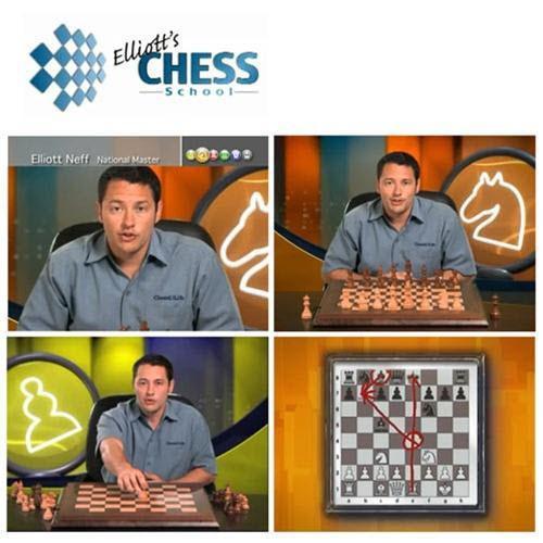 Elliott's Chess School #1-4 (on DVD) + 15 Workbooks – Chess House