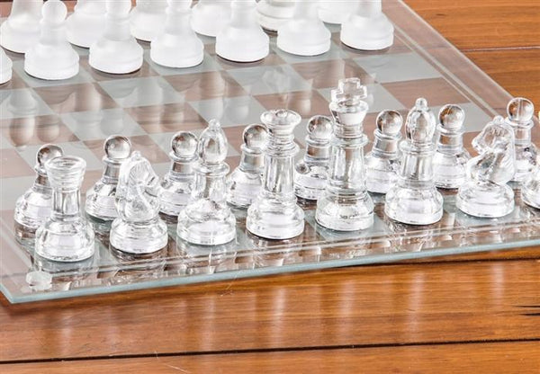 Etched Glass Chess Set – Chess House