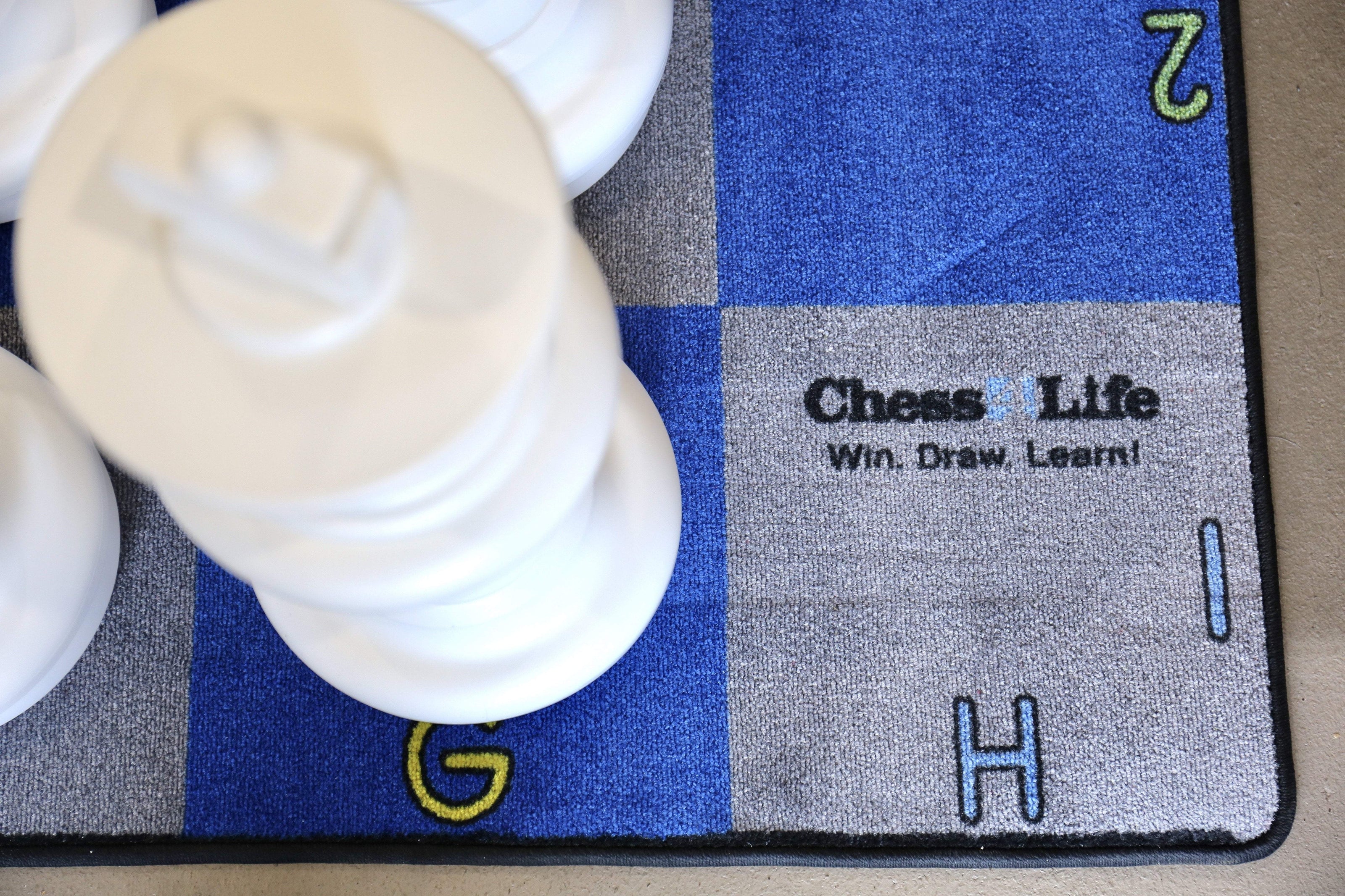 Giant Chess Nylon Carpet Mat - 8 Foot (School Certified) Chess4Life