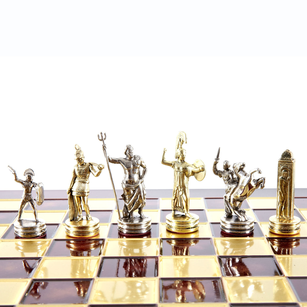 Greek Mythology Chess Set - 14"