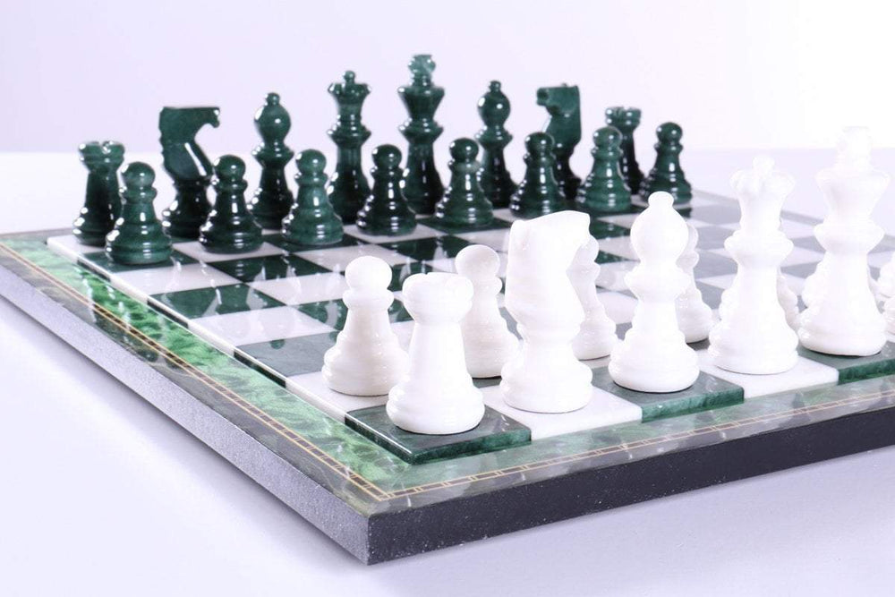 Alabaster Chess Sets: Stone Boards & Chess Pieces
