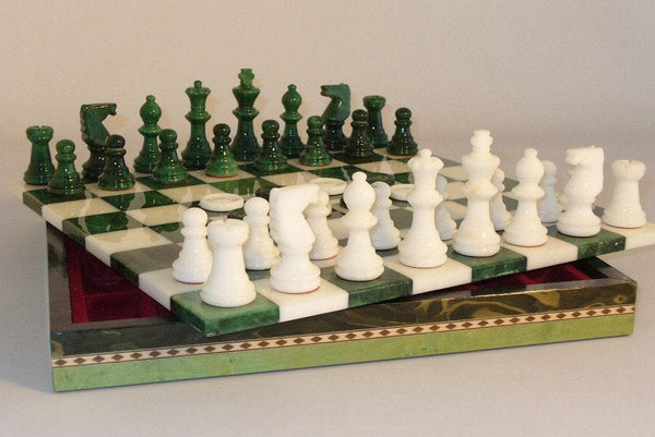 Alabaster Chess Sets: Stone Boards & Chess Pieces