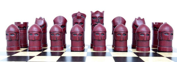 Masked Chess Pieces - SAC Antiqued