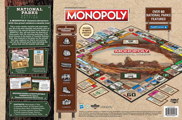 Monopoly Board Game - National Parks Edition