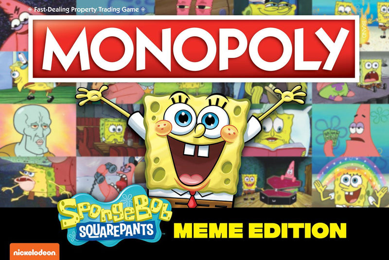 Monopoly Board Game - Spongebob Squarepants Meme Edition